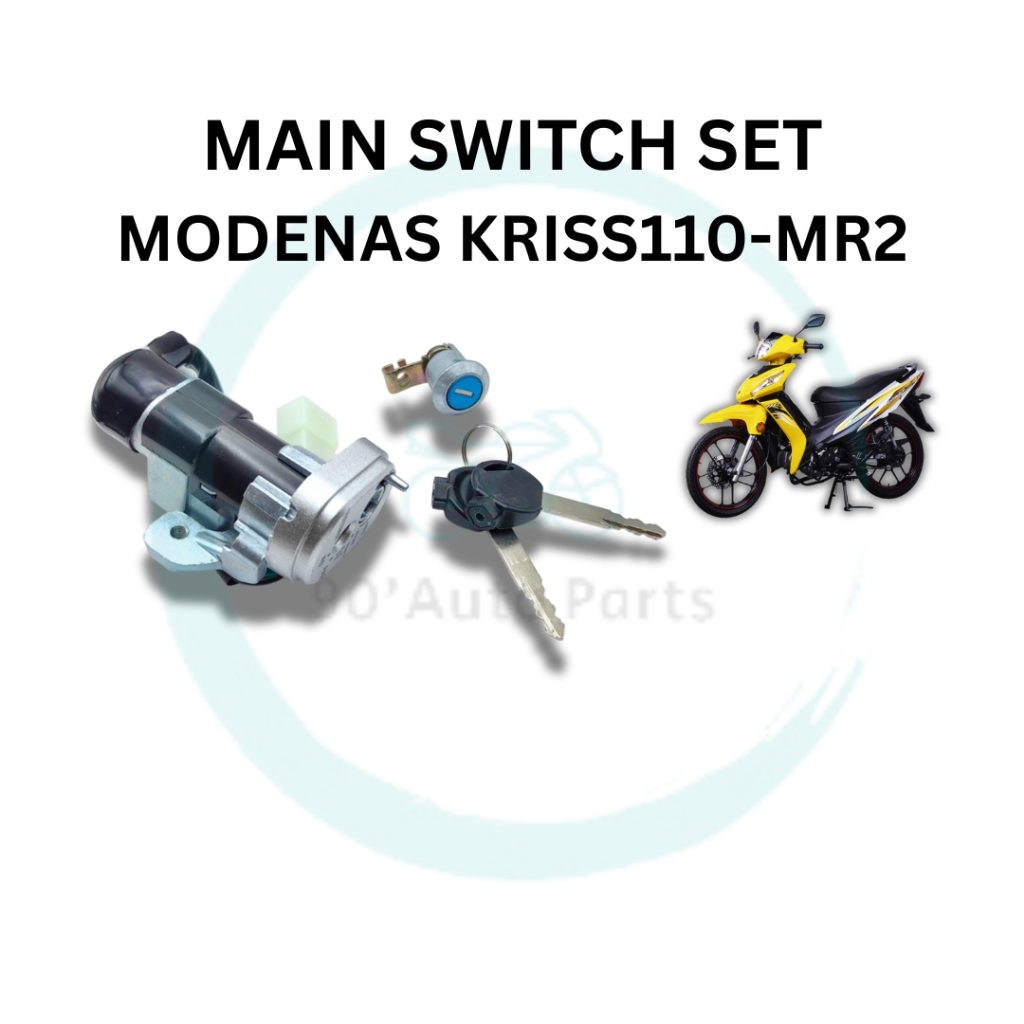 MAIN SWITCH SET MAIN SUIS SET KUNCI MOTOR SET MODENAS KRISS 110 MR2 ...