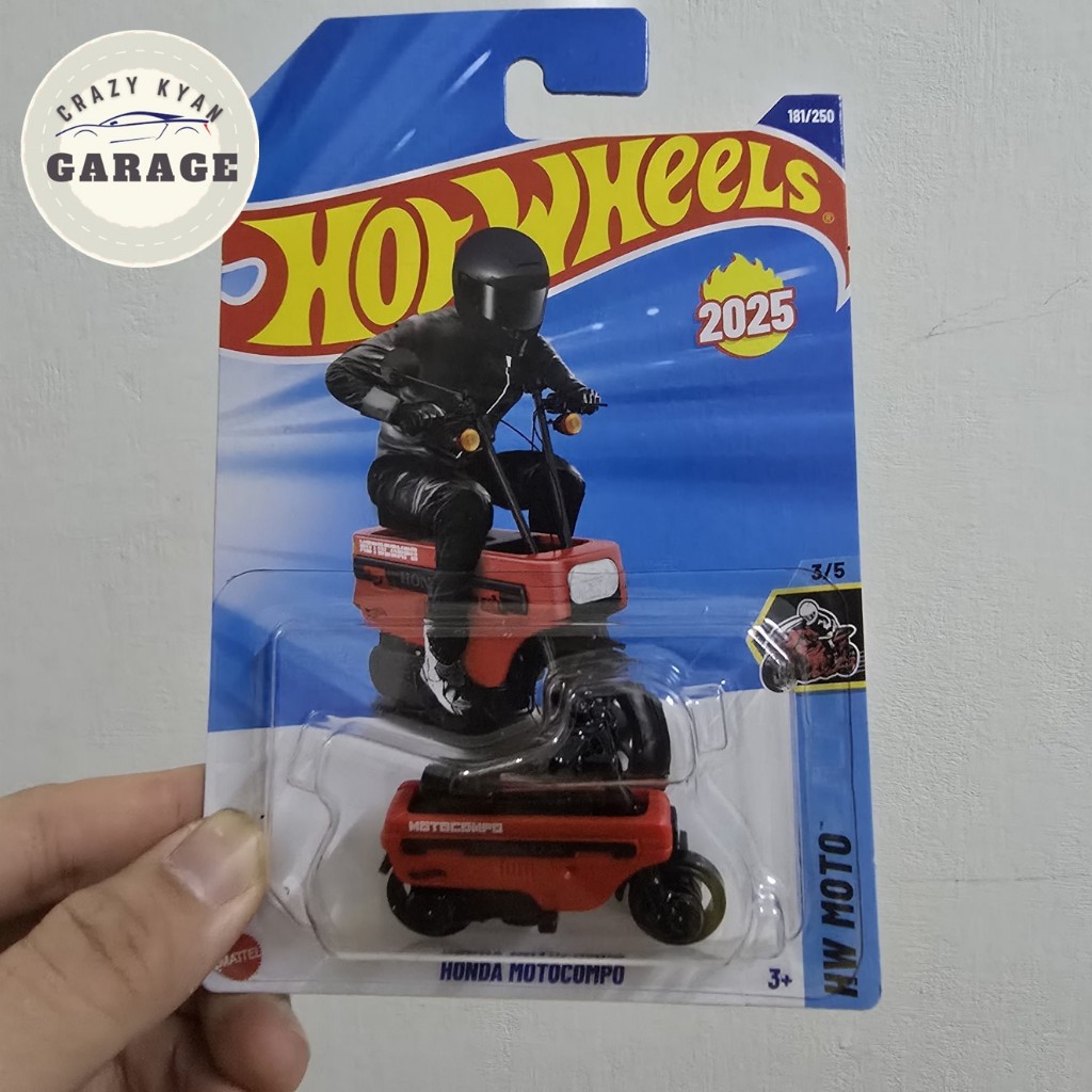 Hot Wheels JDM Honda Motocompo Diecast Toys Car for Boys Collectibles ...