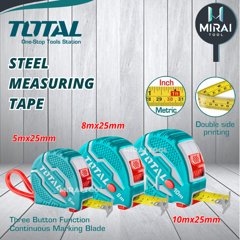 TOTAL TMT126052 (5Mx25mm) / TMT126081 (8Mx25mm) / TMT126101 (10Mx25mm ...