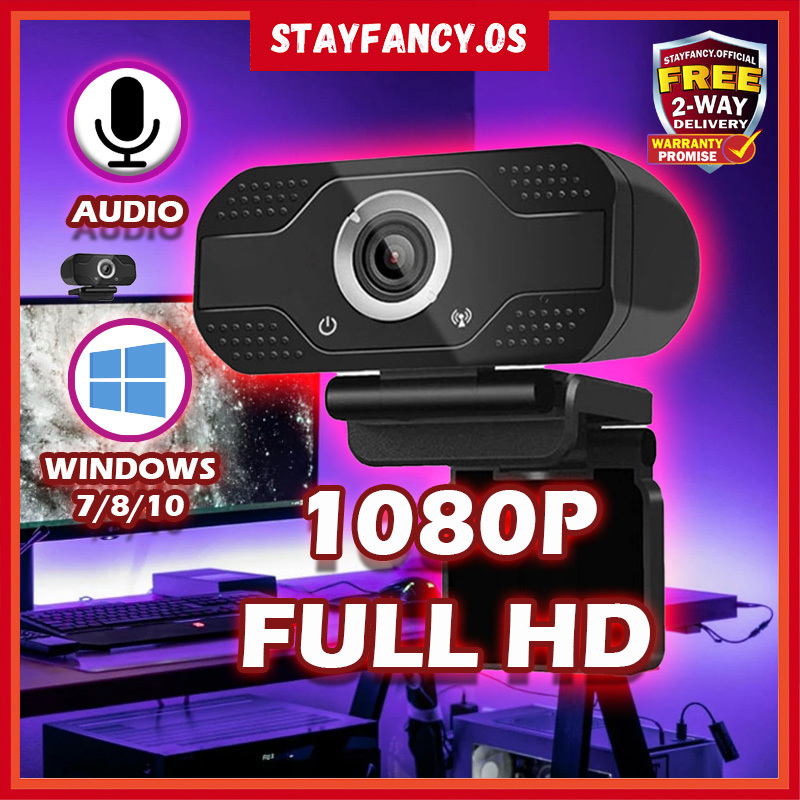 S.F 1080P Full HD Webcam USB Web Camera with Mic For PC Laptop Online ...