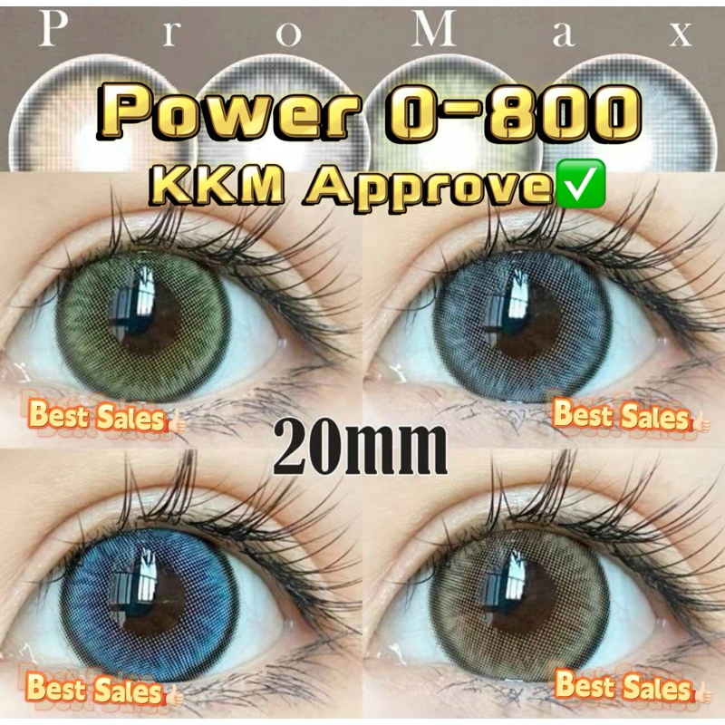 【🇲🇾Destiny Western Eyes🇲🇾】Promax Mona Dubai 20mm Grey/Brown/Blue/ Olive ...