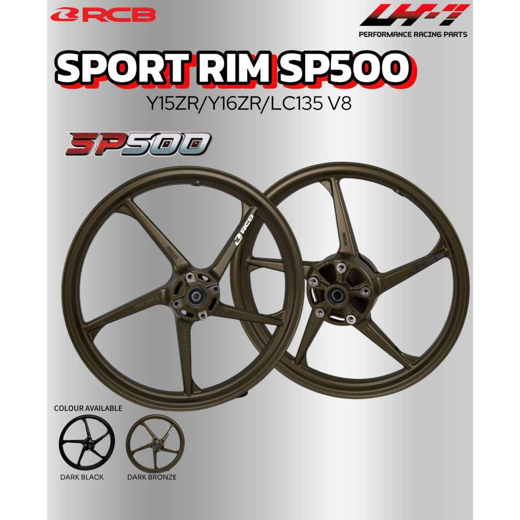 RCB SP500 SPORT RIM Y15/Y16 (DISC DEPAN 4 HOLE)(Y16 ABS) RS150/RSX ...