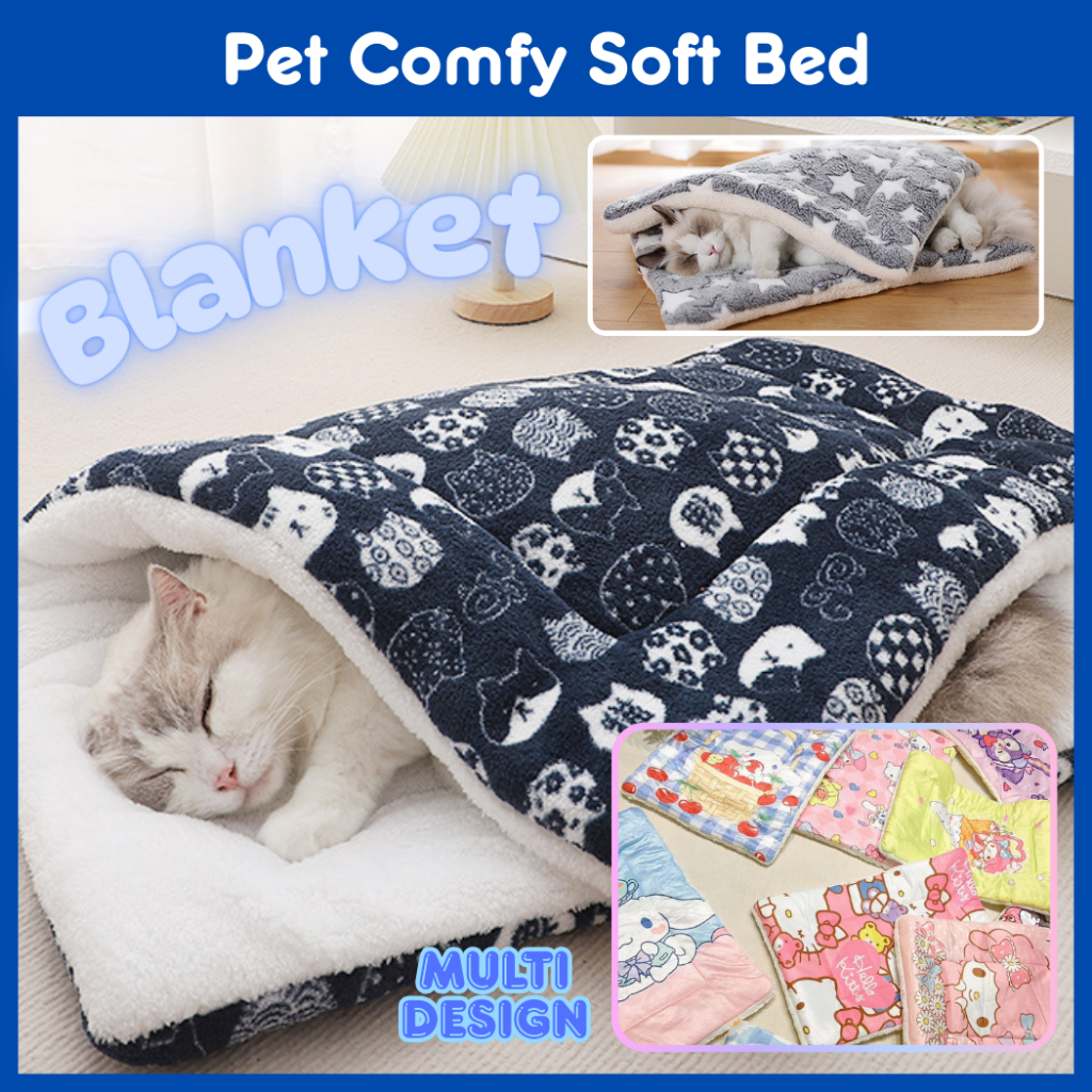 GUN PET Pet Bed Blanket Soft Large Bed Mat Beds Cat Dog Katir Tempat ...