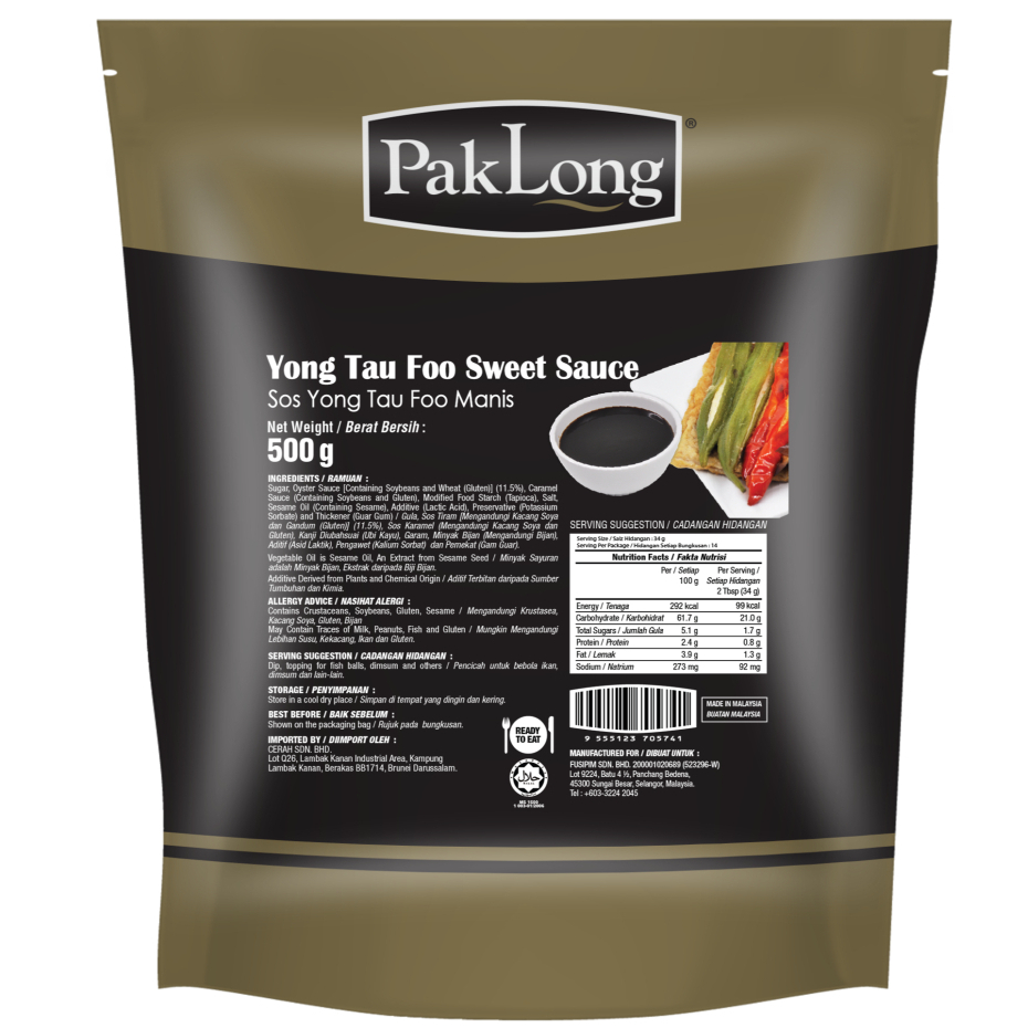 PAK LONG Yong Tau Foo Sweet Sauce | Sos Yong Tau Foo Manis 500g ...