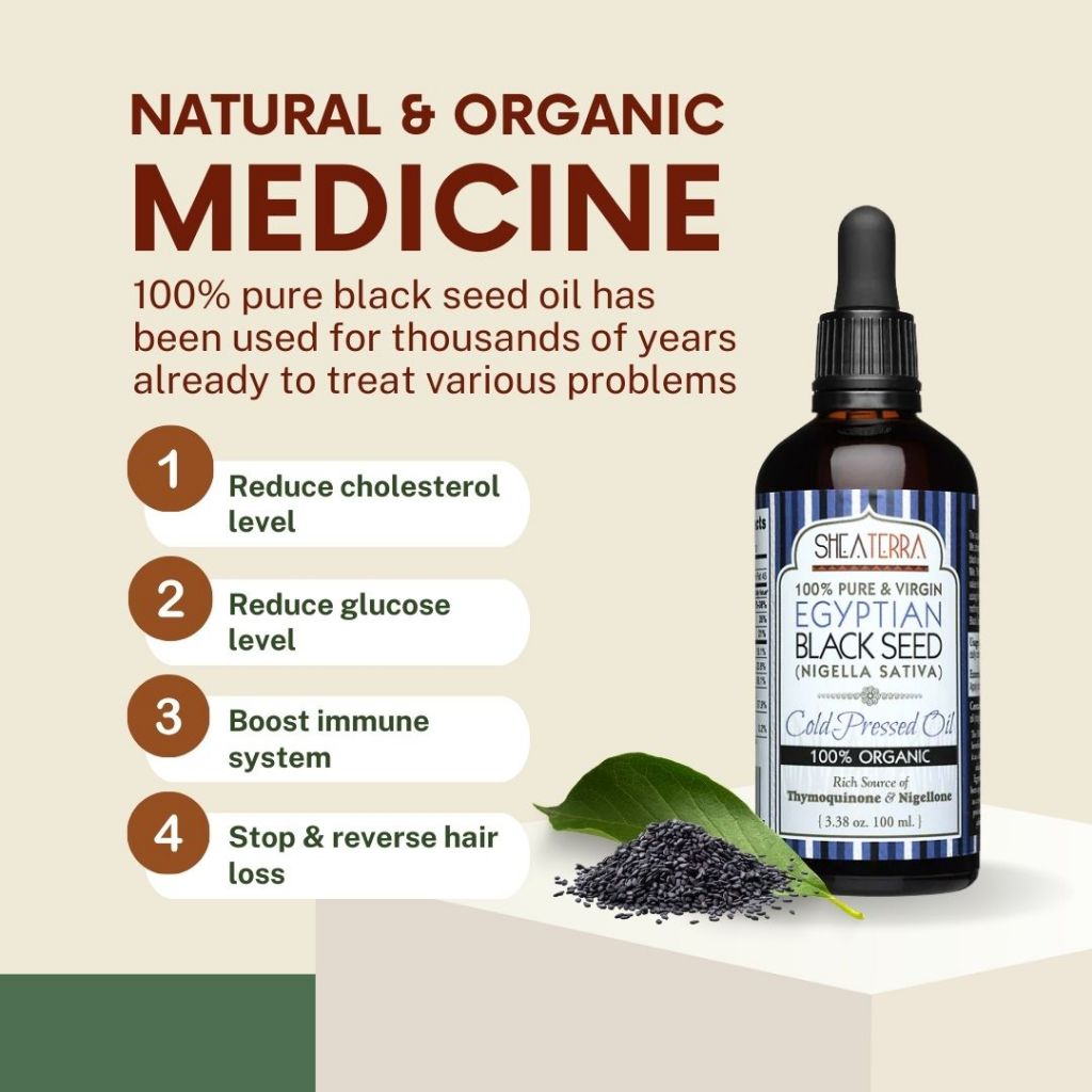 Egyptian Black Seed Oil / Habbatus Sauda (100% Pure, Organic & Cold ...