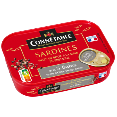 Connétable Sardines a l’Ancienne in EVOO with 5 Berries 138g | Shopee ...