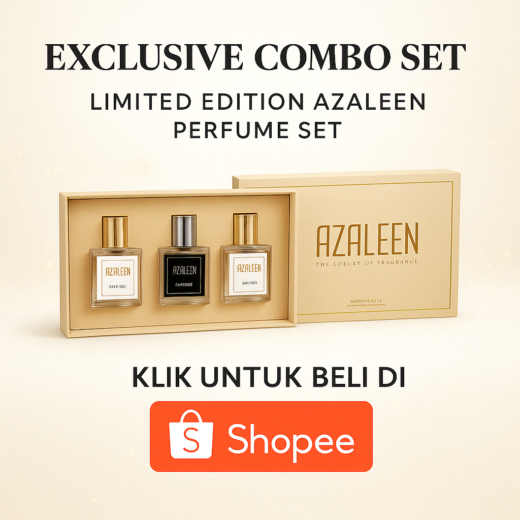 Azaleen Perfume Set Combo 3 Botol 39ml (Pilihan Wangian Sendiri ...