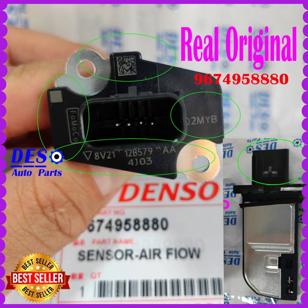 9674958880 Genuine AIR FLOW METER SENSOR DENSO for Ford Bus Peugeot ...