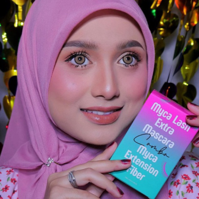 Maskara Myca Lash Extra combo or purple edition Waterproof Hitam Murah ...