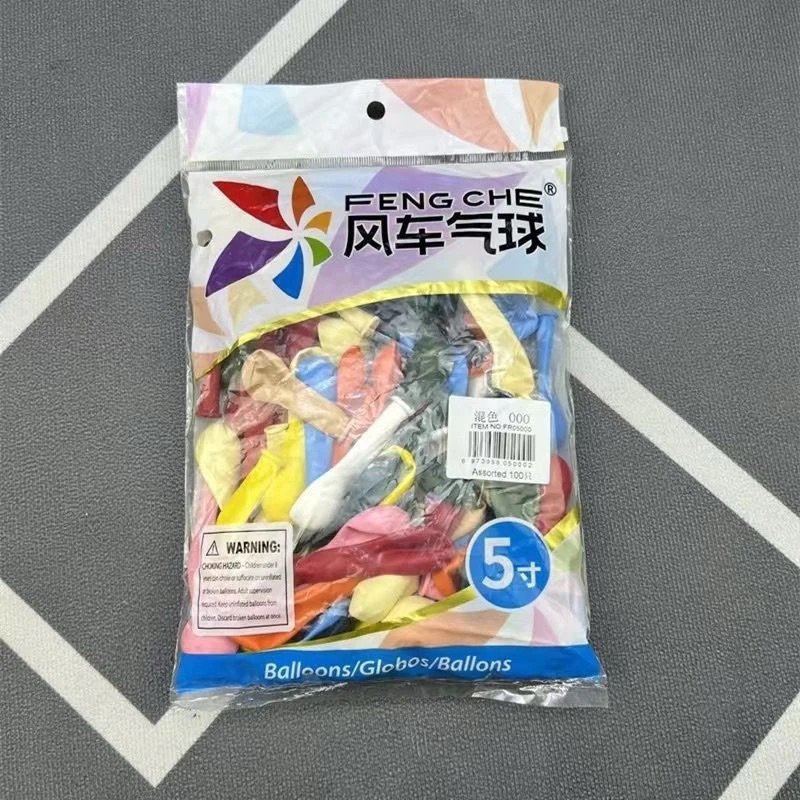 FENG CHE LATEX 5inches 100pcs round balloon | Shopee Malaysia