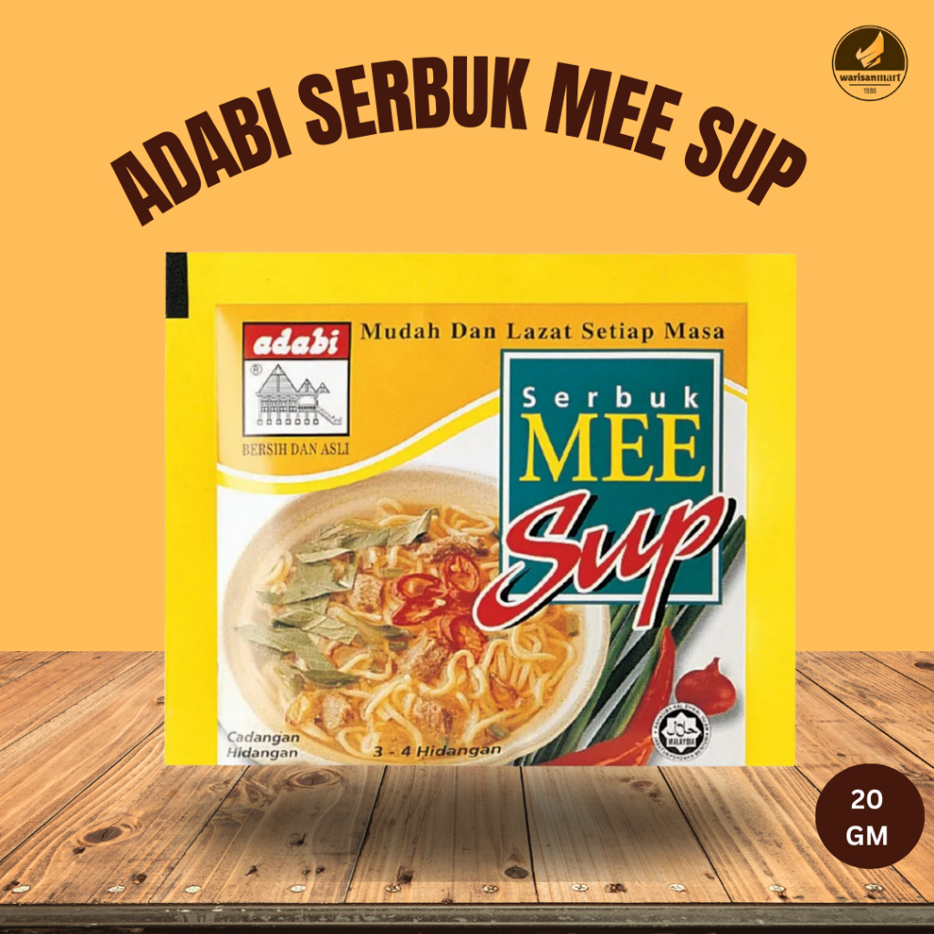 adabi serbuk mee sup mee soup powder 20g | Shopee Malaysia