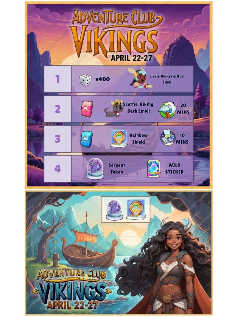 Monopoly Go Adventure Club Viking (Full Carry) | Shopee Malaysia