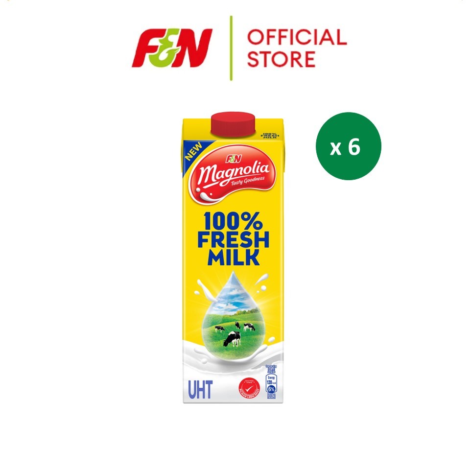 [Bundle of 6] Magnolia UHT Fresh Milk 1L | Shopee Malaysia