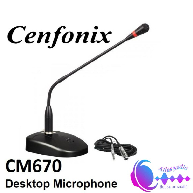 Cenfonix CM670 Gooseneck Goose Neck Conference Desktop Microphone ...