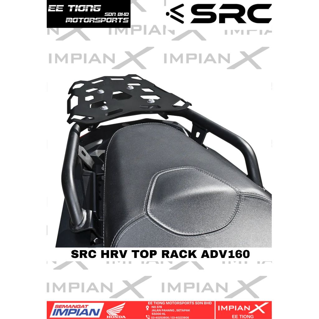 SRC HRV TOP RACK FOR HONDA ADV160 LAST STOCK OFFER PROMOSI CLEAR STOCK ...
