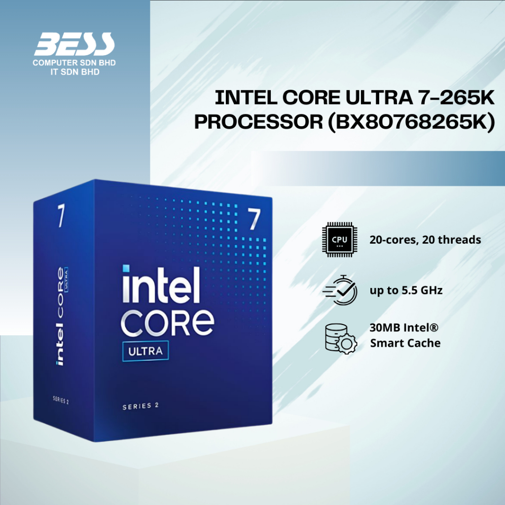 [PRE-ORDER] INTEL CORE ULTRA 7-265K PROCESSOR | Shopee Malaysia