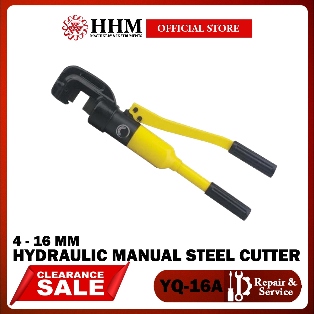 [𝐂𝐋𝐄𝐀𝐑𝐀𝐍𝐂𝐄 𝐒𝐀𝐋𝐄] Hydraulic Manual Steel Cutter - 4 - 16 mm (YQ-16A ...