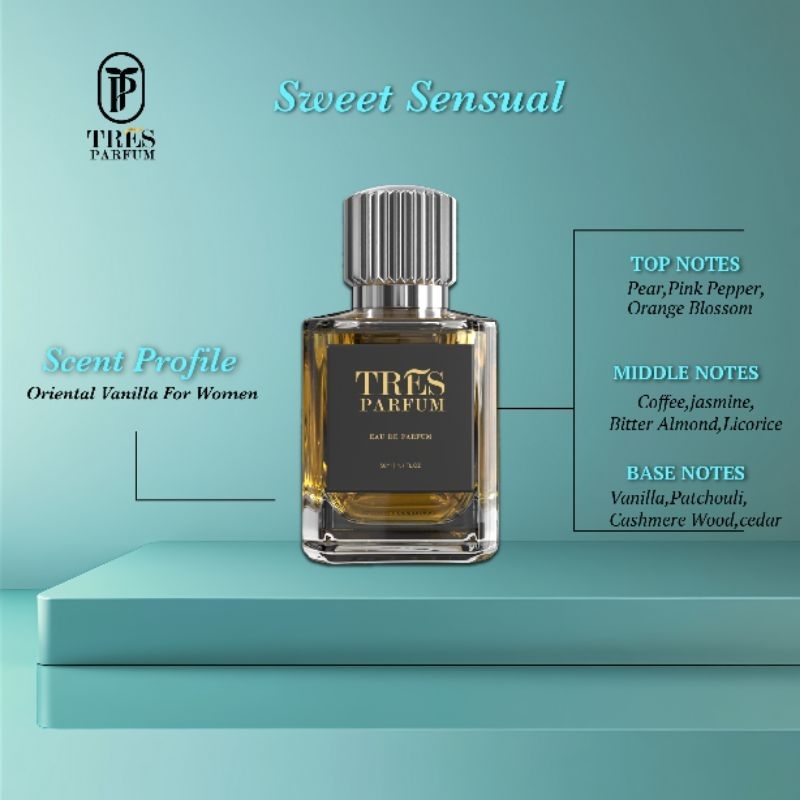 Sweet Sensual By Tres Perfume EDP Premium Blend 30ml | Shopee Malaysia