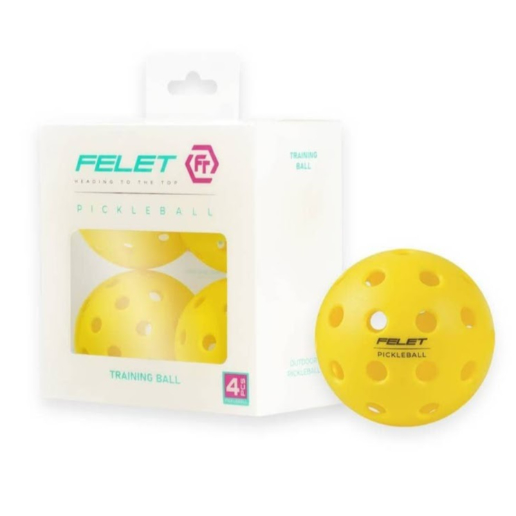 FELET Pickleball Training Ball Outddoor 40 Holes (100% Original ...