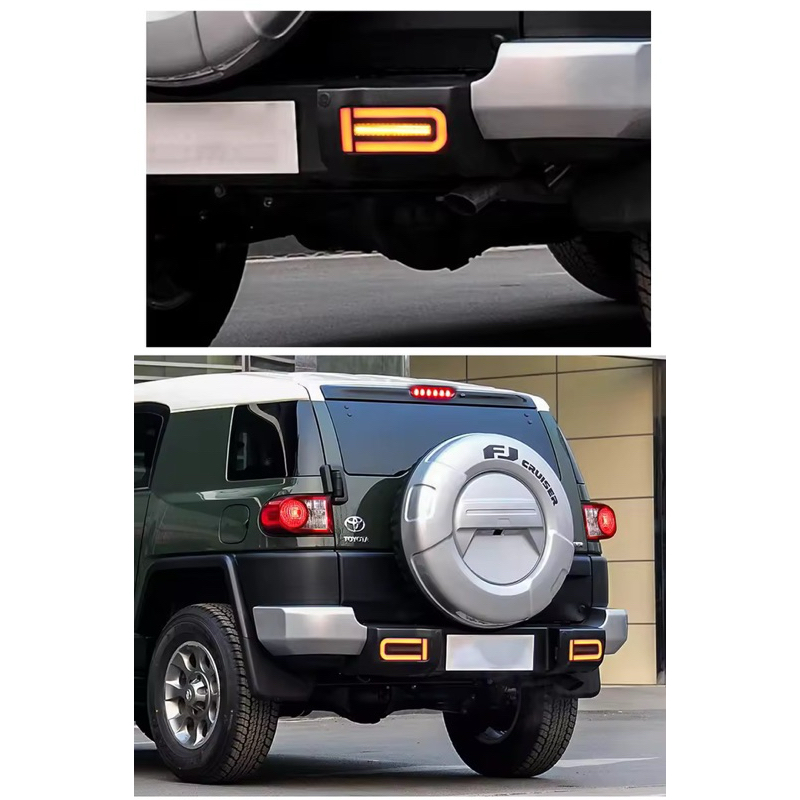 Toyota FJ Cruiser 2007 - 2021 Rear Bumper LED Reflector fog lamp spot ...