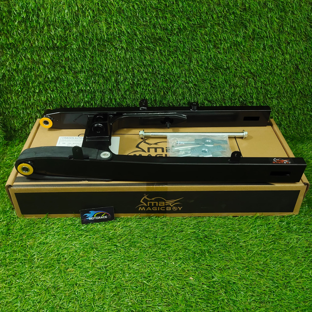 MAGIC BOY ORIGINAL SWING ARM MB02 +2 INCH LC135 YAMAHA V2-V7 BLACK ...