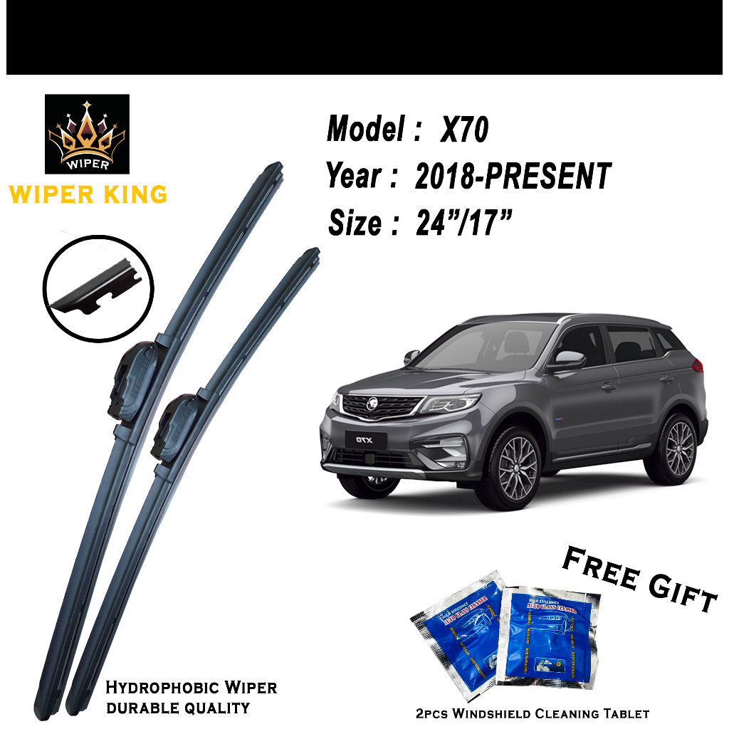 🔥WIPER KING🔥 PROTON X70 (2018-PRESENT) WIPER KING GERMAN TECHNOLOGY ...