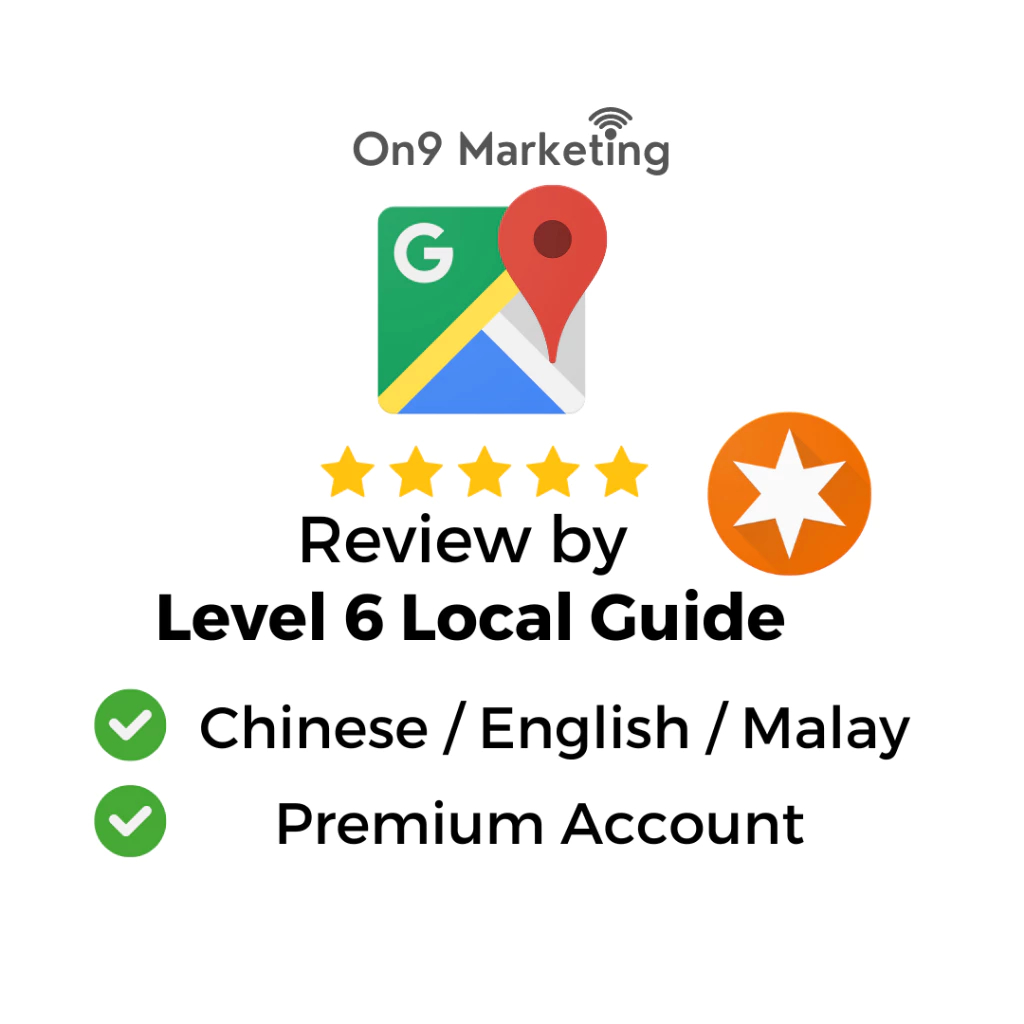 Google Maps Review with Level (6) ID- 100% Warranty | Shopee Malaysia
