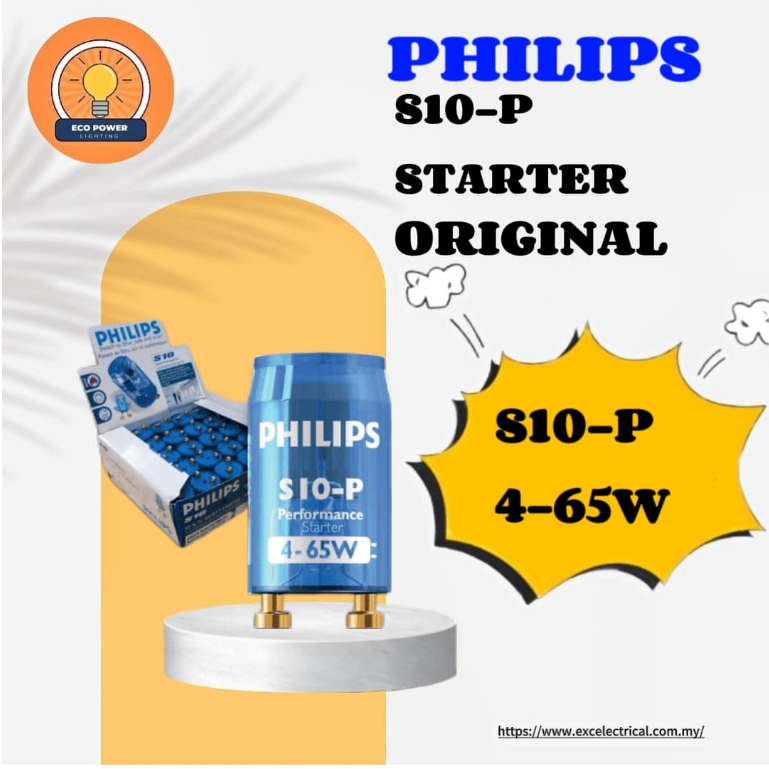 Original Philips Starter S10-P Fluorescent Light | Shopee Malaysia