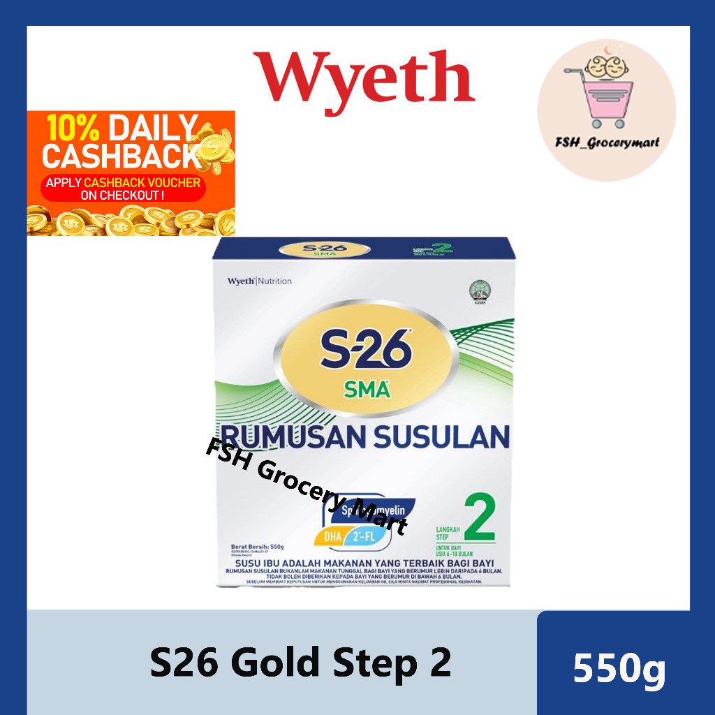 S26 Gold SMA Step 2 550G (Wyeth) | Shopee Malaysia