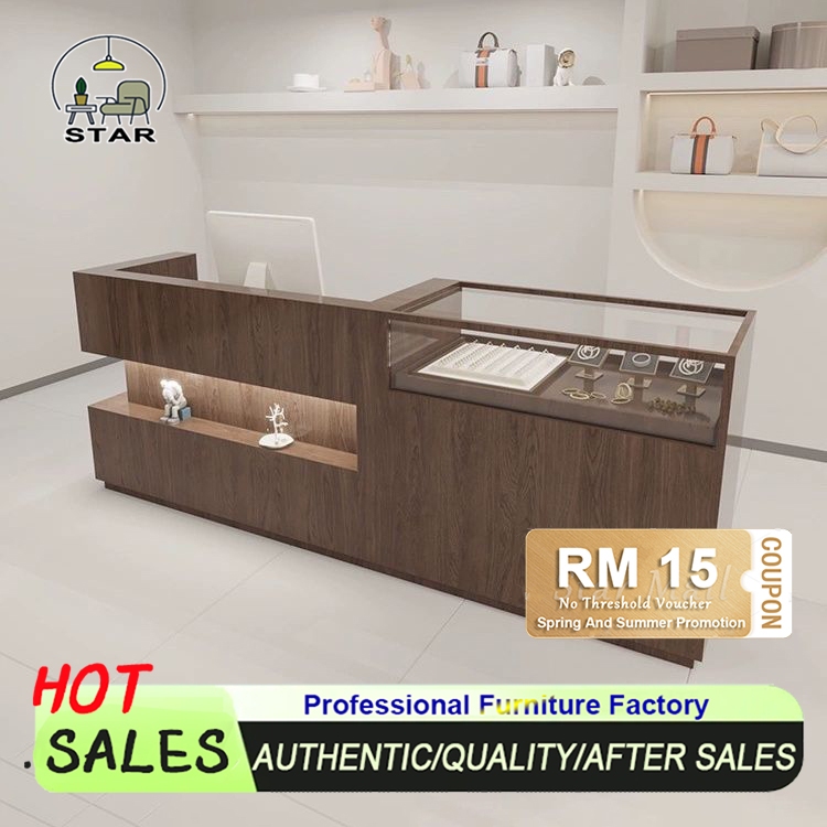 Clothing Store Bar Table Jewelry Store Cashier Display Cabinet ...