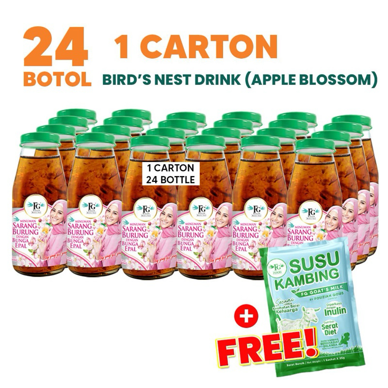 FG Walet Bird's Nest W Apple Blossom 24 Btl | Shopee Malaysia