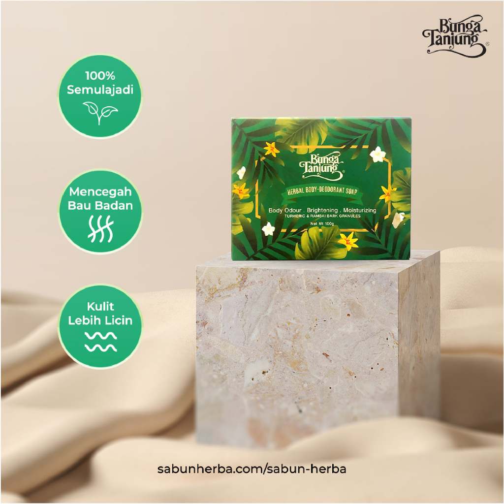 Bunga Tanjung Body Herbal Deodorant Soap 100g BUNGA RAMBAI HERBANIKA ...