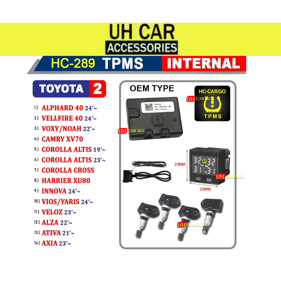 TPMS Internal Sensor For Toyota New Model PNP Tire Sensor Pressure ...