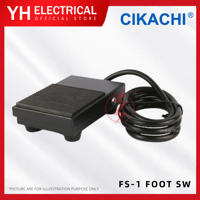 CIKACHI FS-1 5A Foot Switch 240VAC (Black) CKC | Shopee Malaysia
