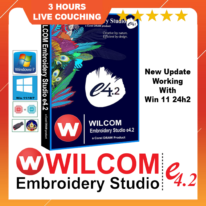🔥WORKING WIN 11 24H2🔥 Wilcom E4.2 | Embroidery Software Full Version ...