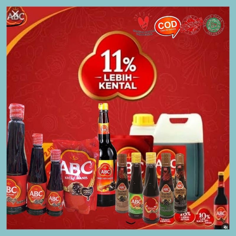 Abc Kecap Manis Kemasan Pouch/ Botol. | Shopee Malaysia