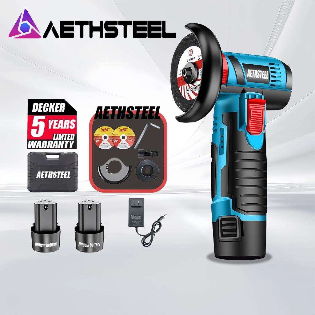12V Cordless Electric Angle Grinder Cutting Machine Bushless Cutting ...