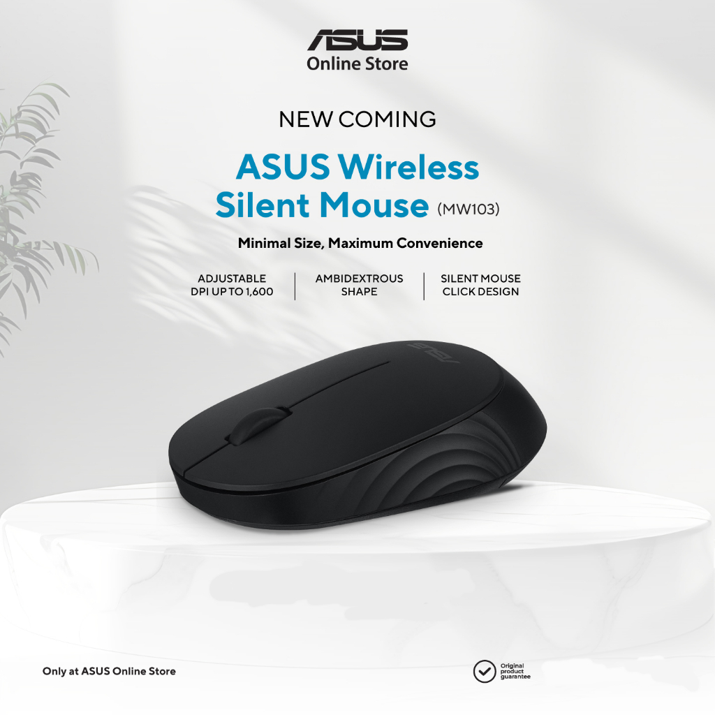 ASUS Wireless Silent Mouse MW103 | Shopee Malaysia