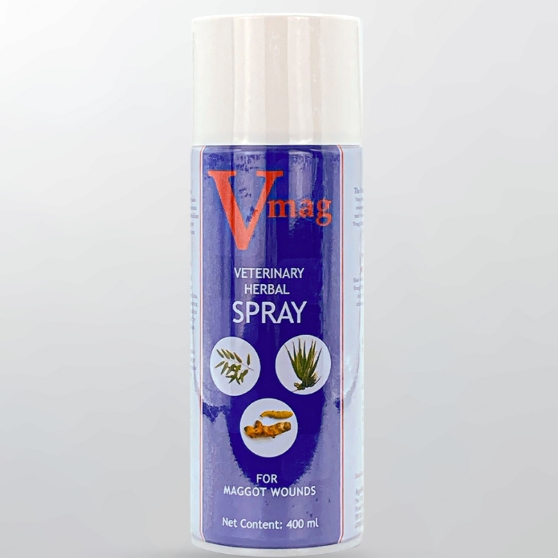 [READYSTOCK] Vmag Veterunary Herbal Spray (For Maggot Wounds) - 400ml ...