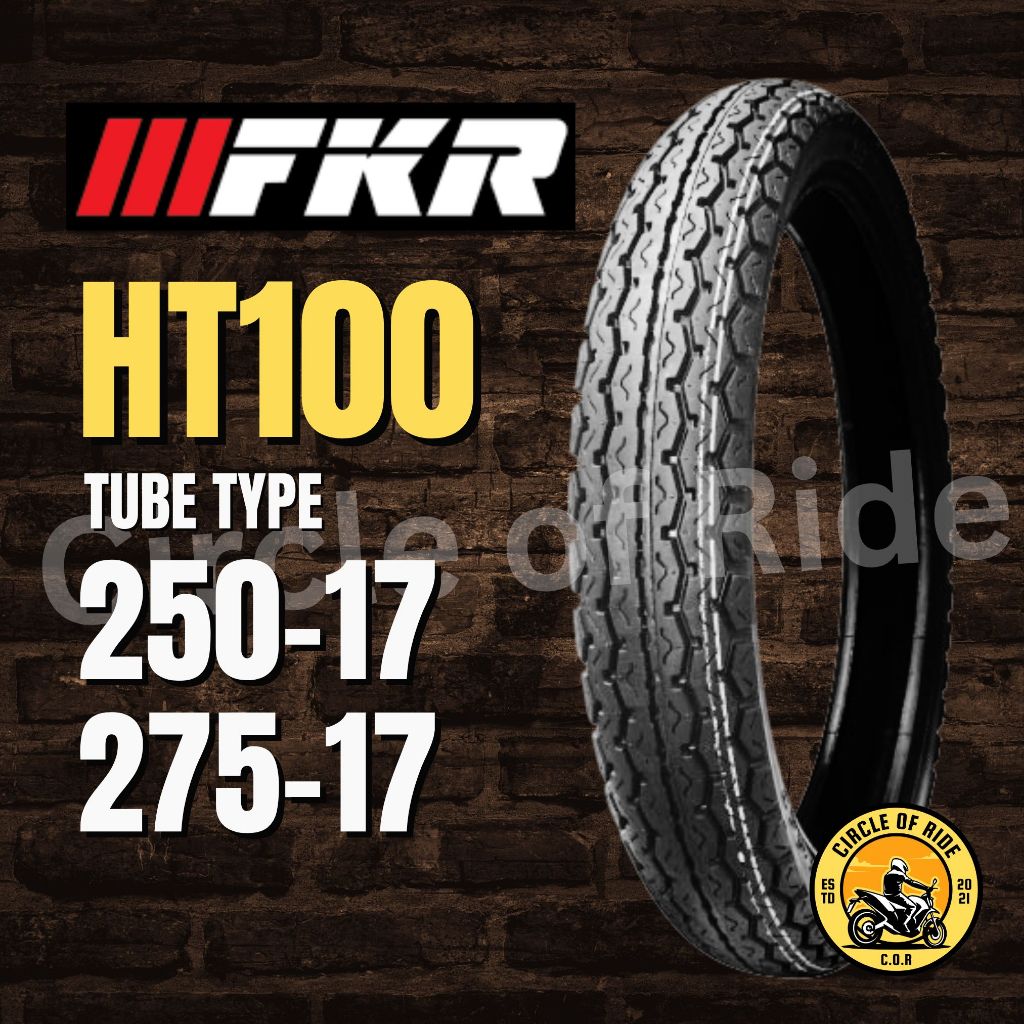 (2025/24) FKR HT100 EPSILON TUBE TYPE TYRE 250-17 275-17 Bunga TT ...