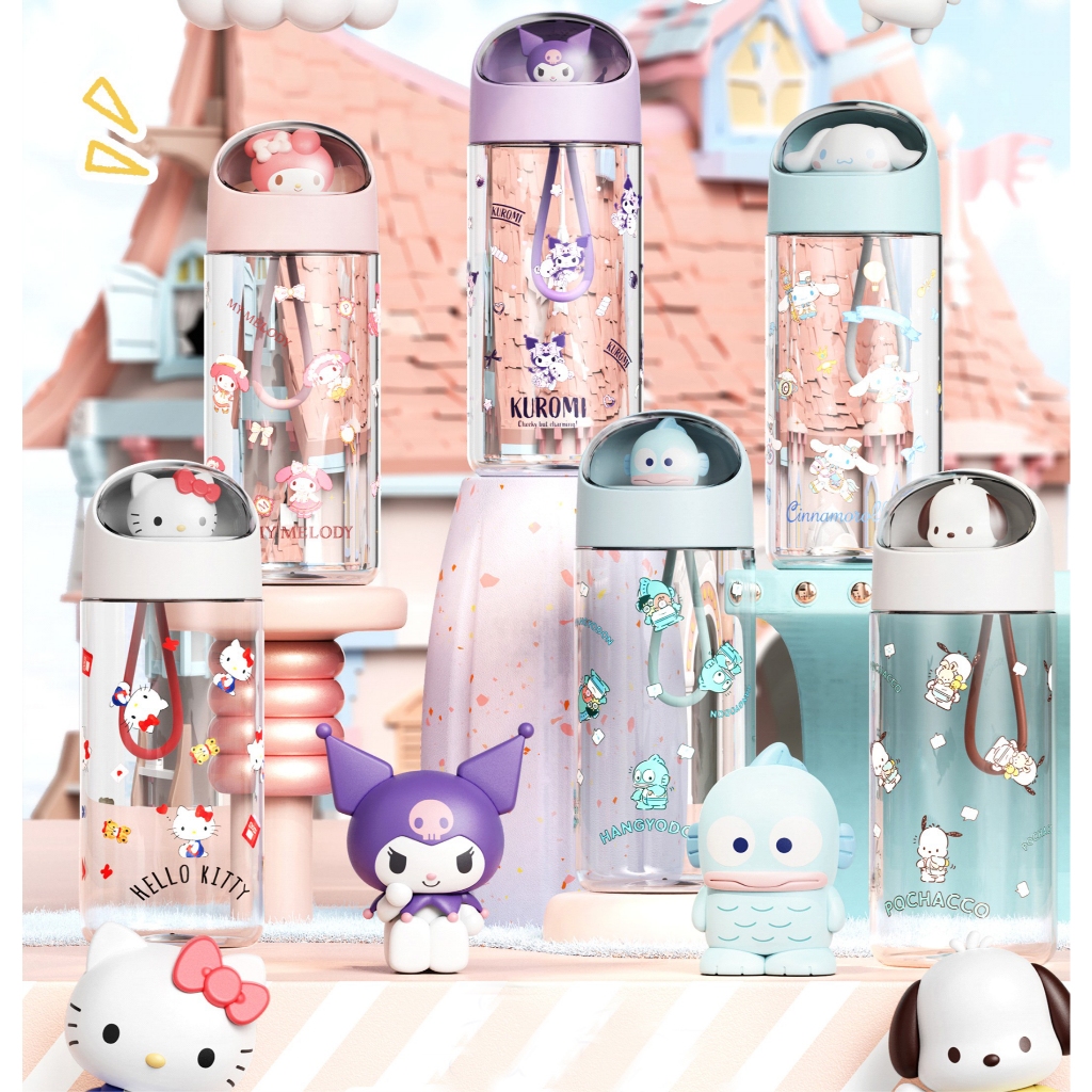 [ Ready Stock ] Carton Character Drinking Bottle 500ML Tritan Material ...