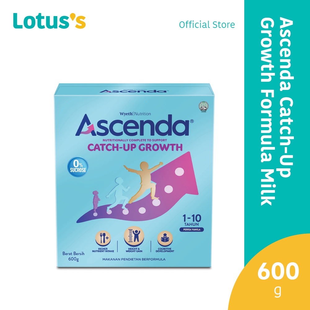 Ascenda Catch-Up Growth Formula Milk 600g | Shopee Malaysia