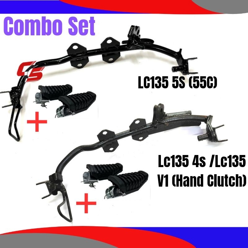 LC135 4S CLUTCH ES & LC135 5S (55C) Clutch Model Footrest Step Bar ...