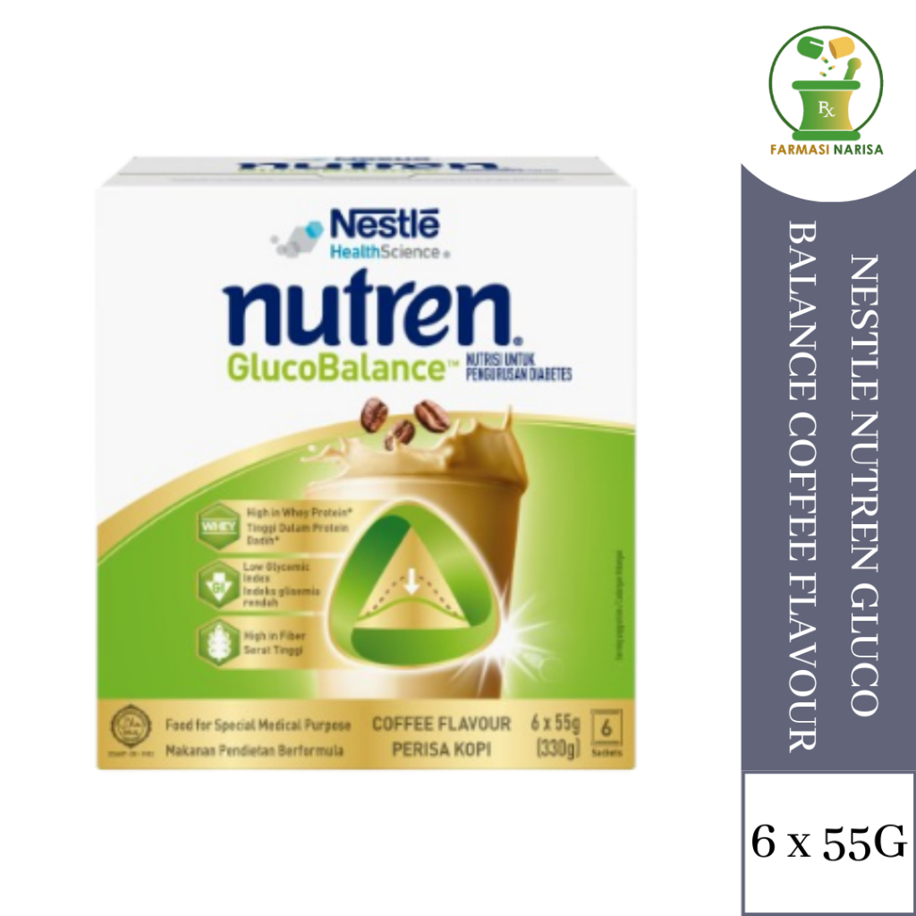 NESTLE NUTREN GLUCO BALANCE COFFEE FLAVOUR 6 SACHET x 55G | Shopee Malaysia