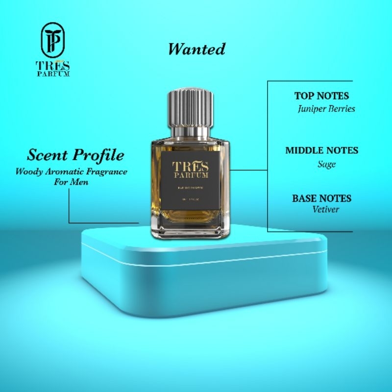 Wanted By Tres Perfume EDP Premium Blend 30ml | Shopee Malaysia