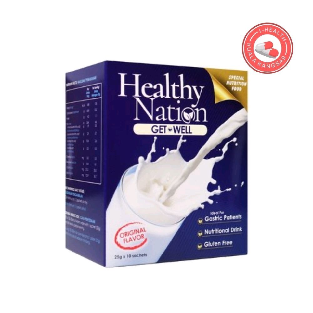 HEALTHY NATION GET WELL 25g 10 sachets (Probiotic nutritional drink for ...