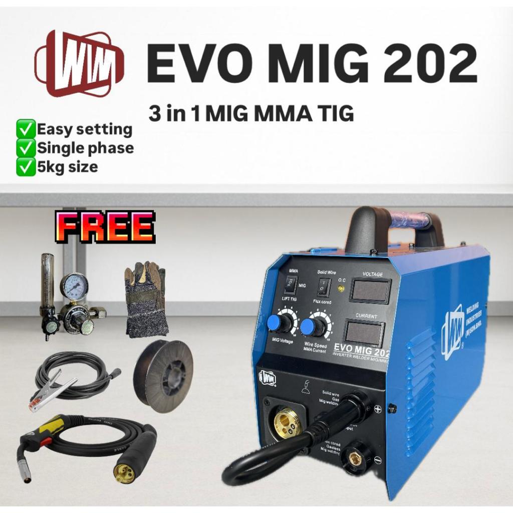 WIM EVO MIG202 Multi-Process Welding Machine | Shopee Malaysia
