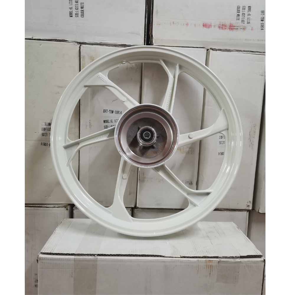 RIM SPORT LC135 6 BATANG ENKEI HITAM PUTIH MOTOSIKAL | Shopee Malaysia