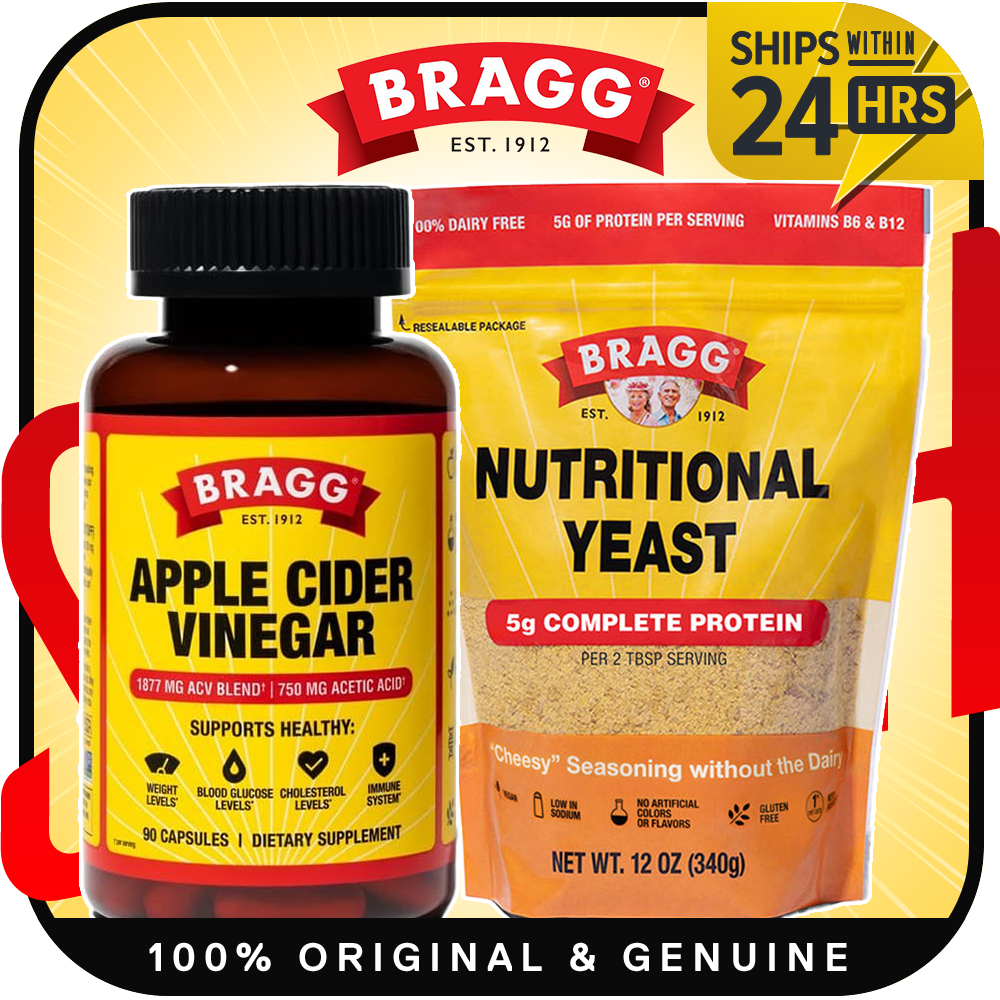 GENUINE BRAGG Apple Cider Vinegar Capsules - Vitamin D3 & Zinc ...