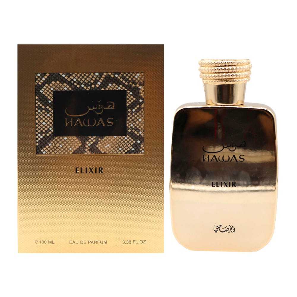 Hawas Elixir Eau De Parfum 100 ml / 3.4 fl.oz For Men by Rasasi (31057 ...